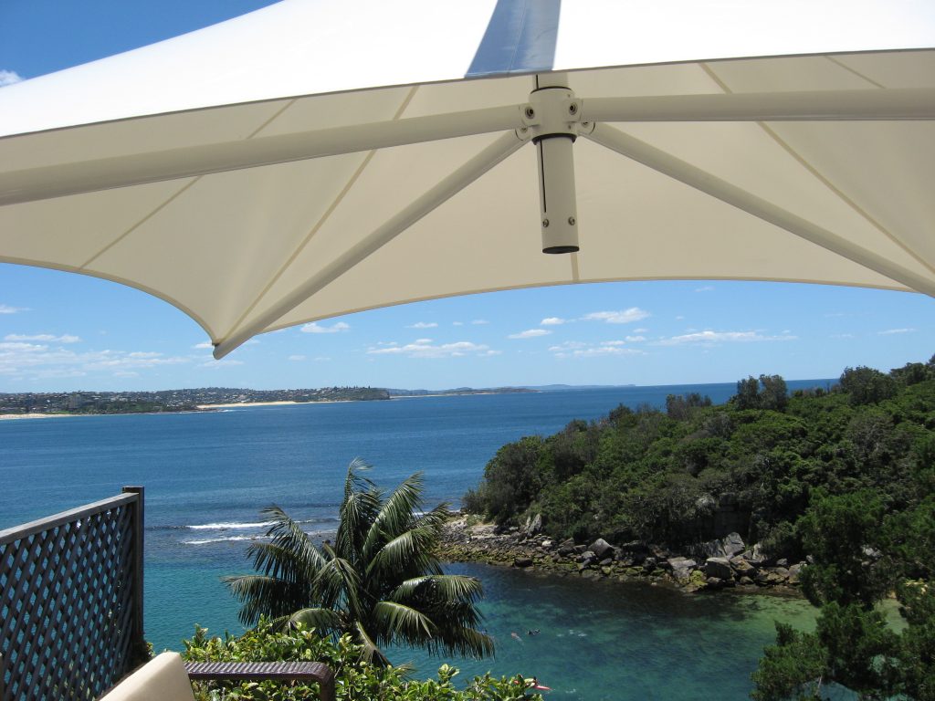 Side Post Umbrella | Cantilever Umbrellas | Creative Canvas