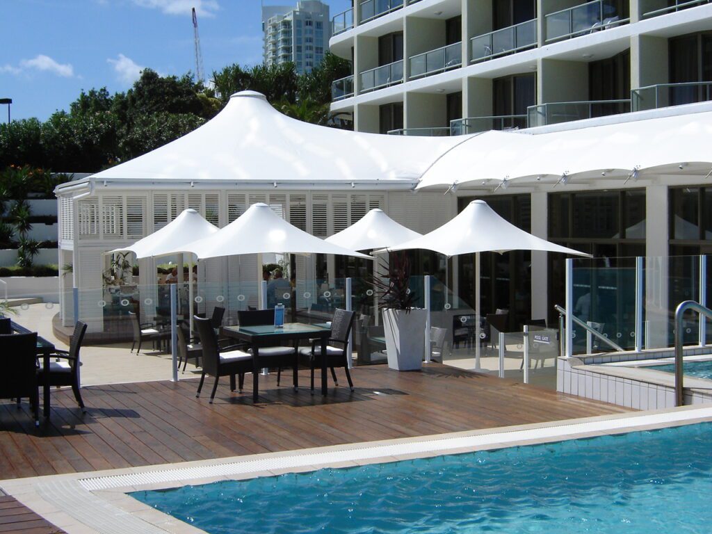 Skyspan Horizon | Fixed Canopy Commercial Umbrella